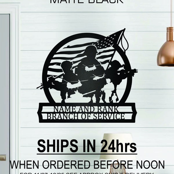 Military Metal Art - Etsy