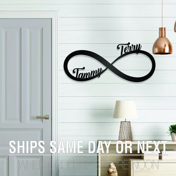 Infinity Name Sign - Etsy