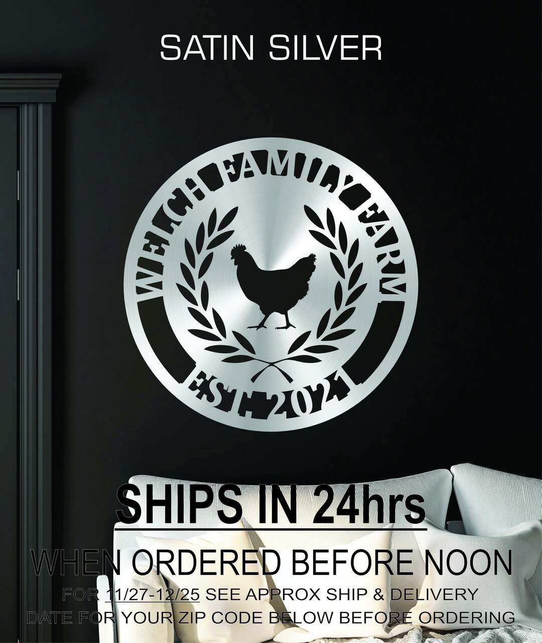 Custom Chicken Sign, Custom Metal Art, Personalized, Cut to Order ...