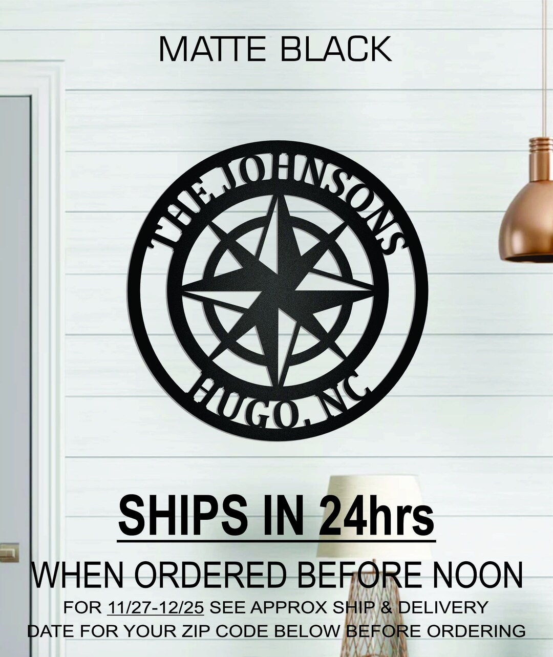 Nautical Star Metal Wall Art Sign or Ornament Compass Rose, Nautical ...
