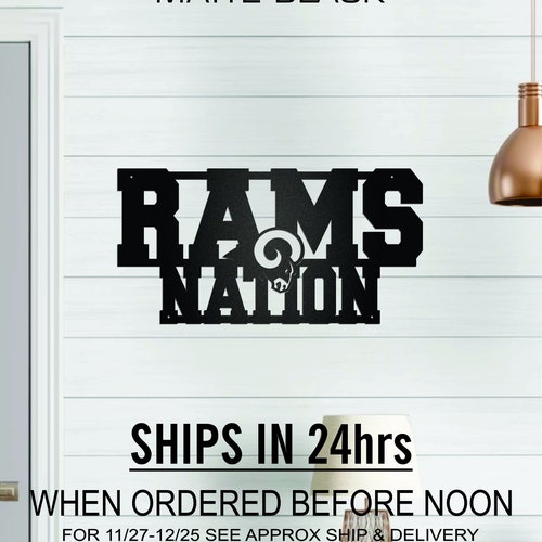 La Rams Welcome Sign | Etsy