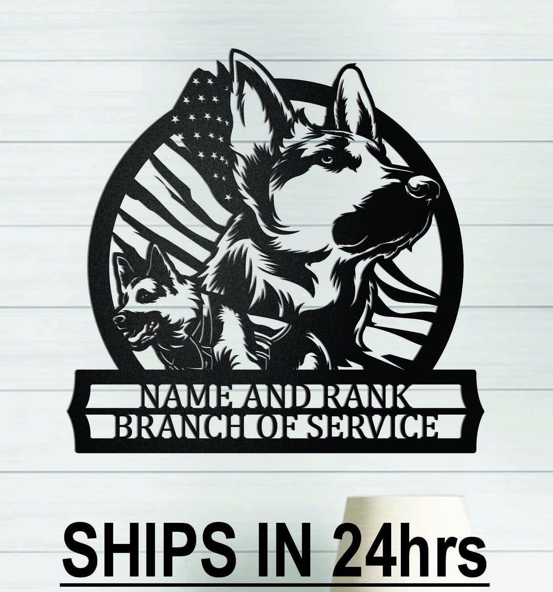 Custom K9 Police Dog Sign, Custom K9 Sign, Custom Metal Art ...