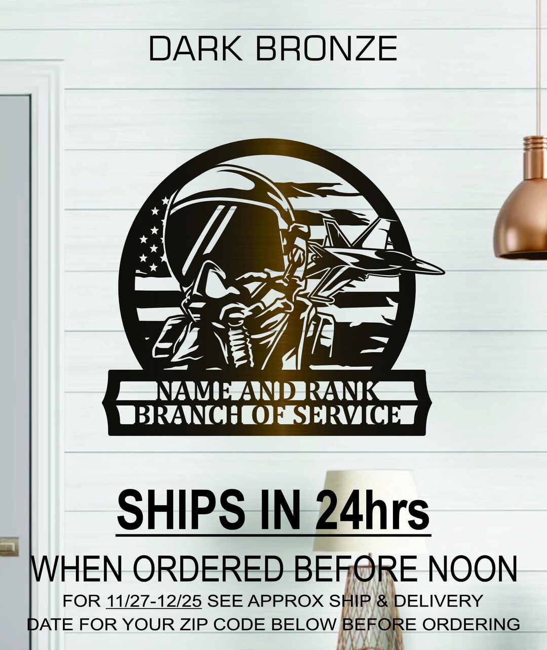 Custom Fighter Pilot Sign, Custom Military Art, Custom Metal Art ...