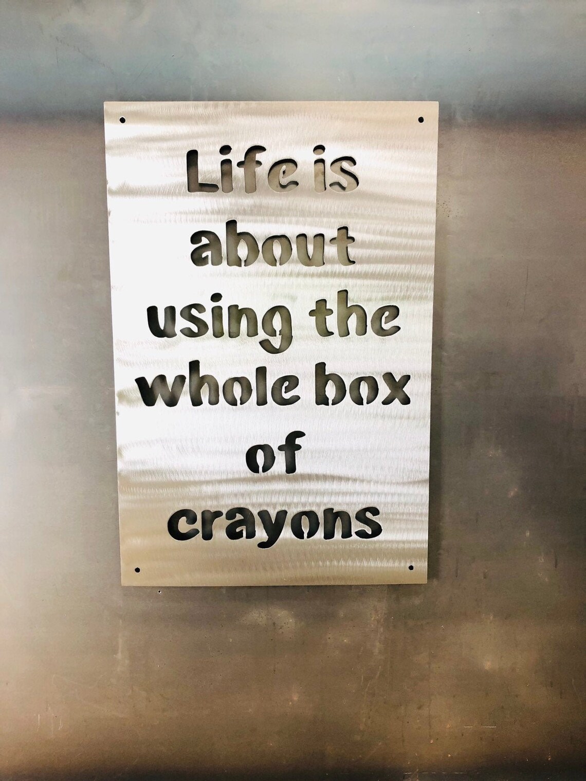 Life is About Using the WHOLE Box of Crayons Kids Room - Etsy