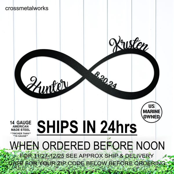 Infinity Name Sign - Etsy
