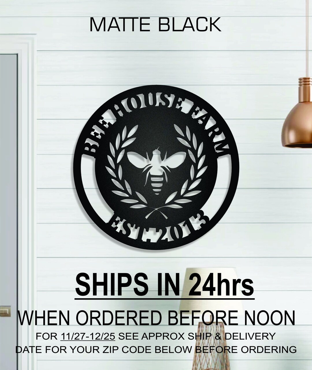 Custom Bee Sign, Custom Metal Art, Personalized, Cut to Order, Closing ...