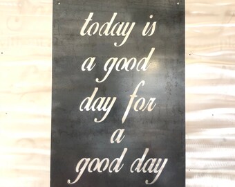 Good Day Metal Sign | Etsy