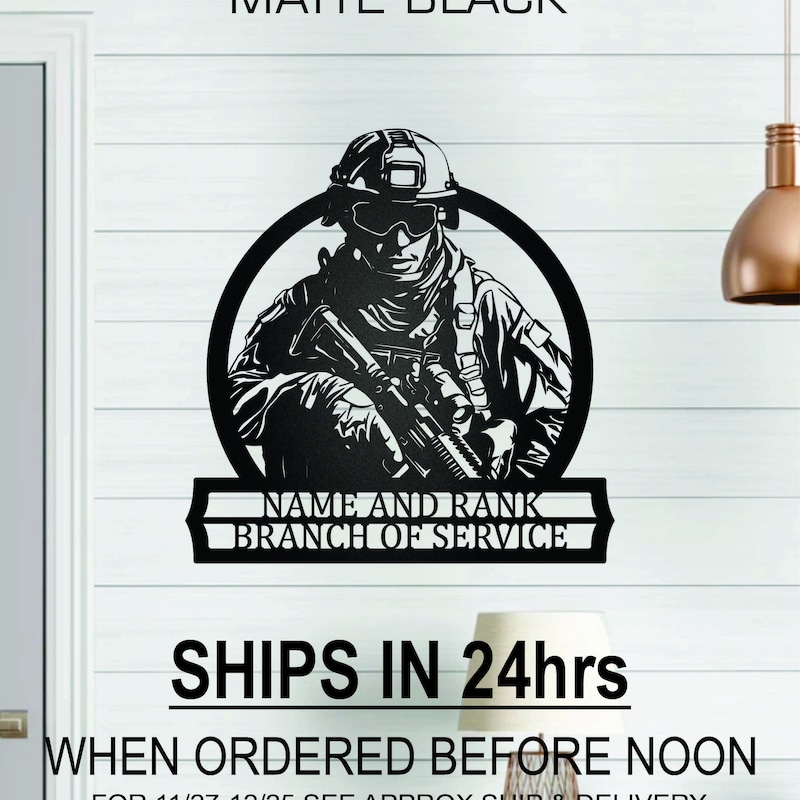 Military Sign - Etsy