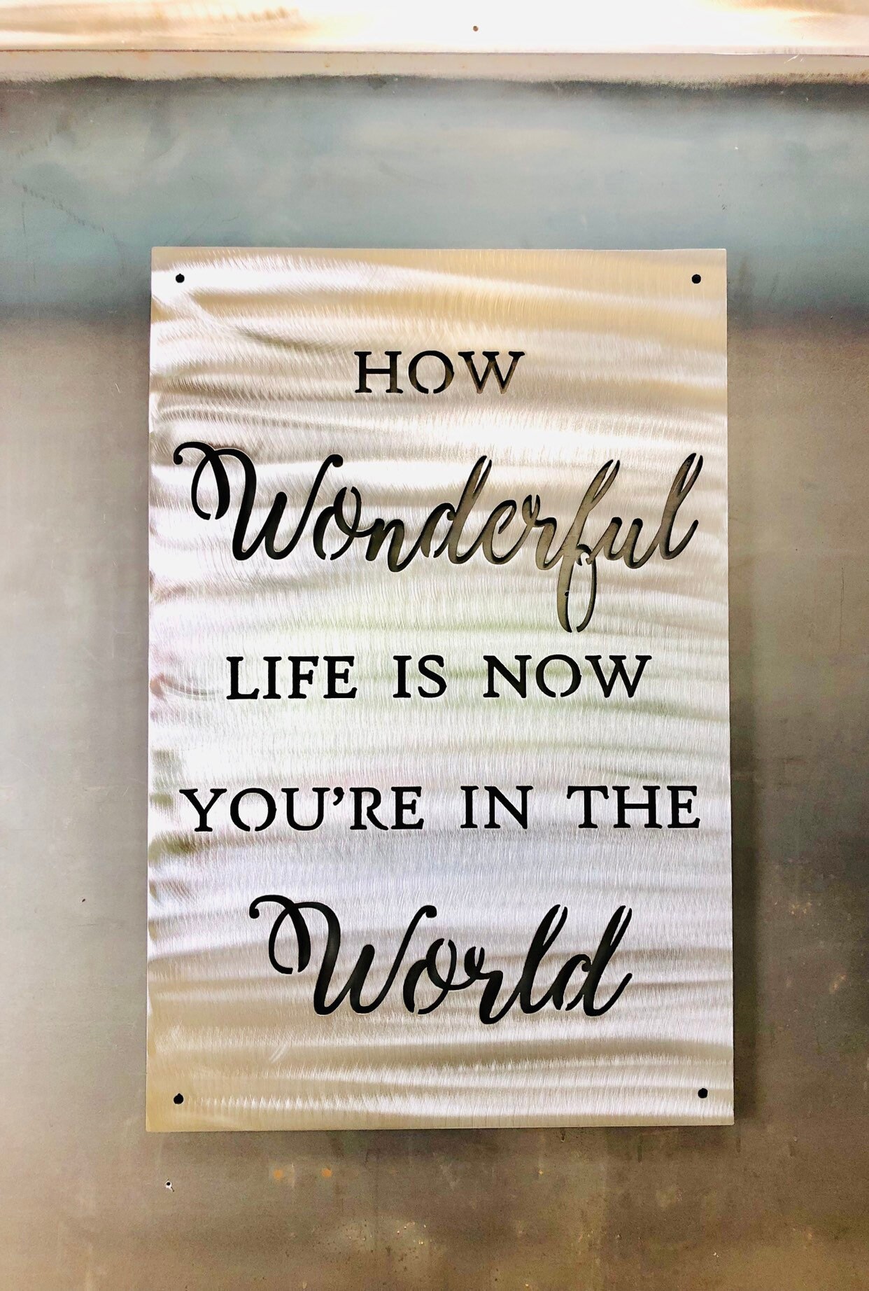 How WONDERFUL Life is Now You're in the World Kids Room - Etsy