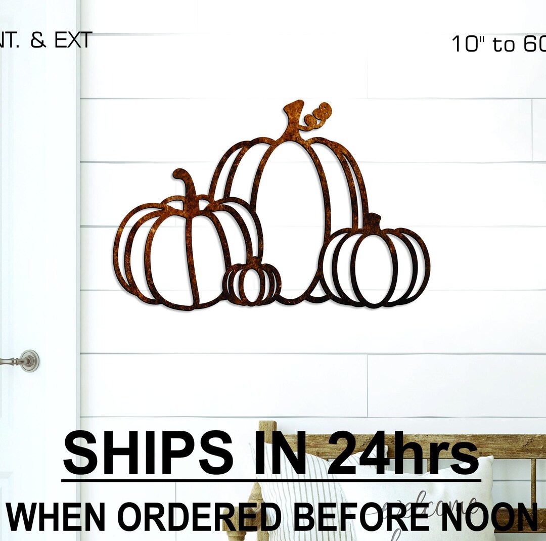 Stacked Pumpkin Sign or Ornament, Fall Art, House Warming, Seasonal ...