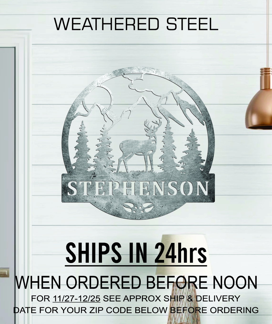 Custom Deer Sign Custom Metal Art Personalized Cut to - Etsy