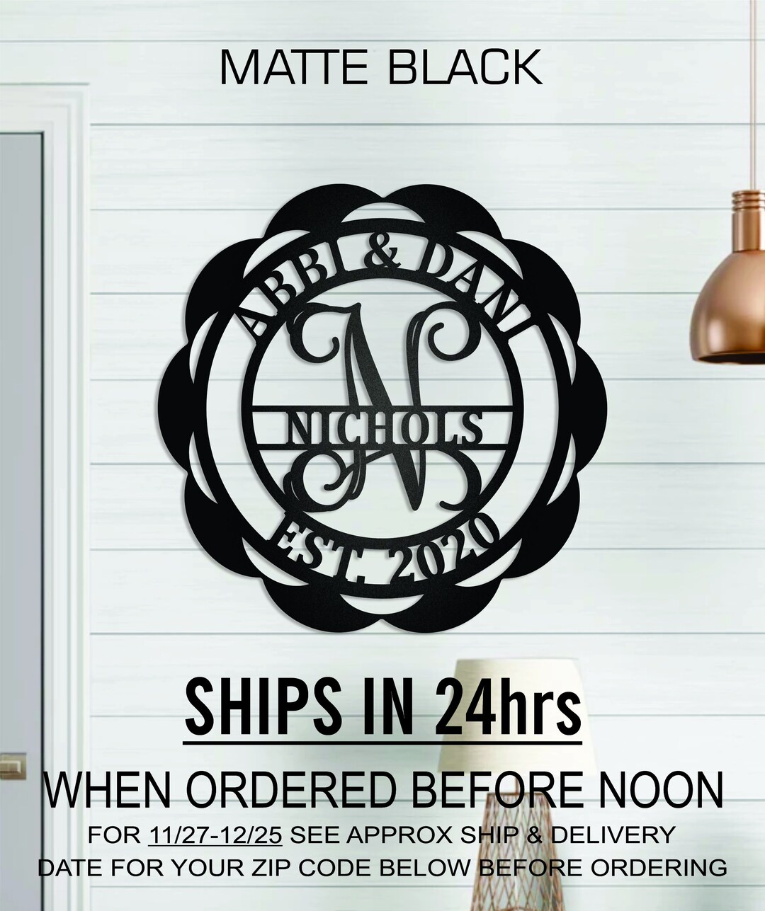 Custom Family Monogram Personalized Cut to Order Name Sign - Etsy