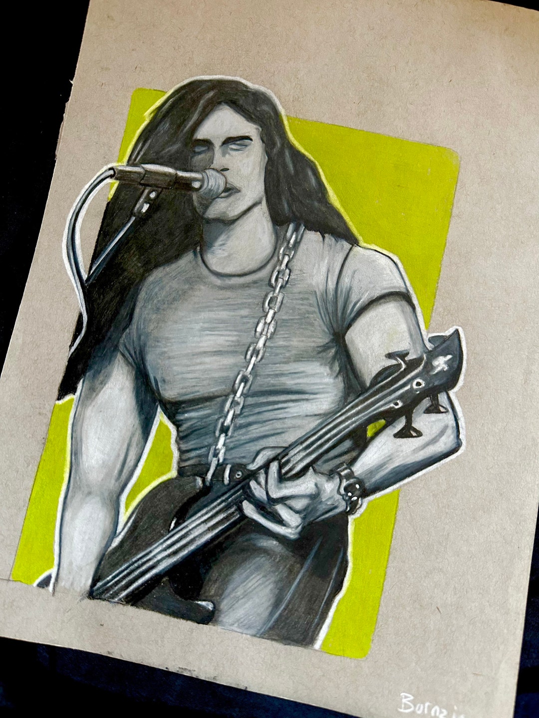 Peter Steele Original Drawing 8x11 - Etsy