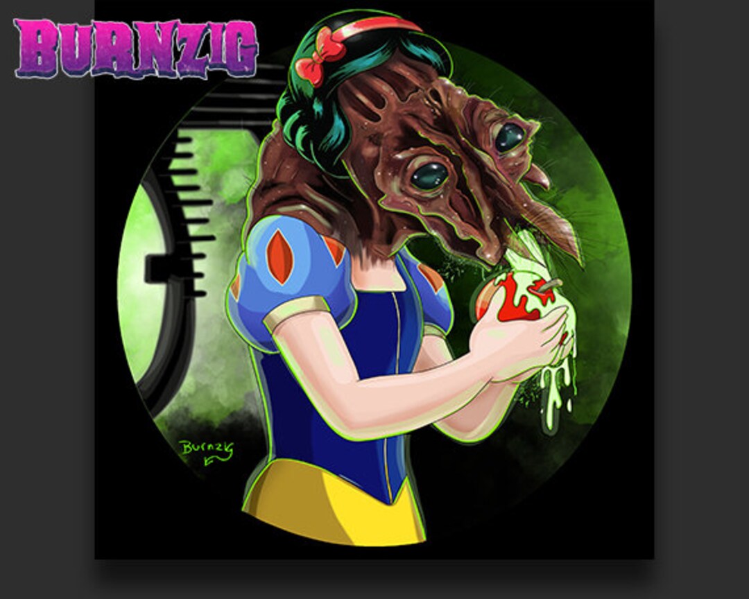 Snow White Brundle Fly 8x8 Print - Etsy