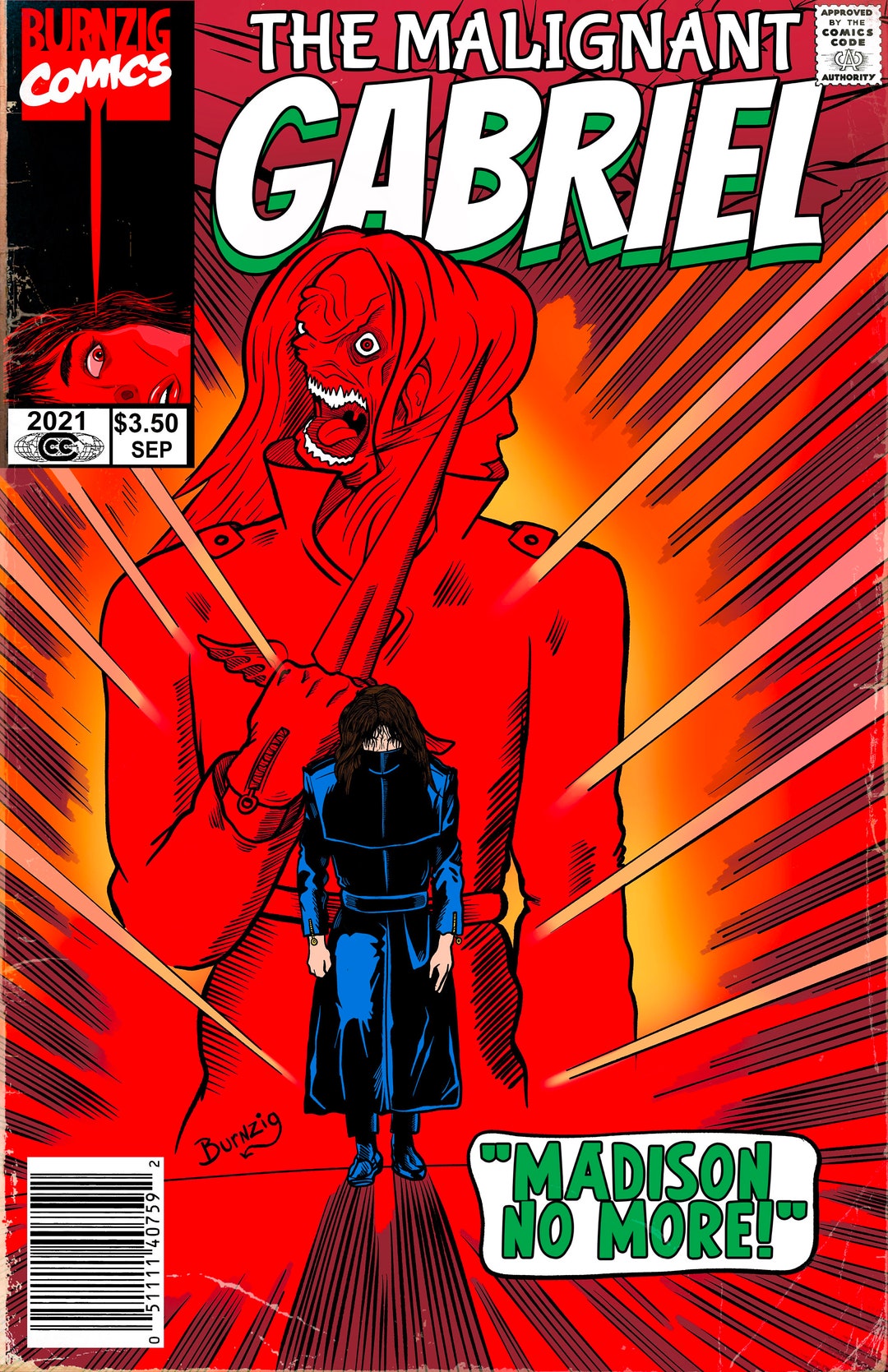 The Malignant Gabriel 11x17 - Etsy