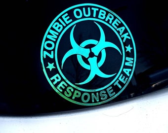 Zombie Car Decal | Etsy