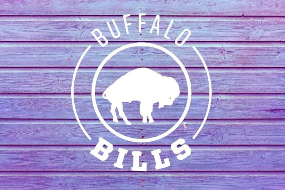 Buffalo Bills Vinyl Sticker Buffalo Bills Let's Go | Etsy