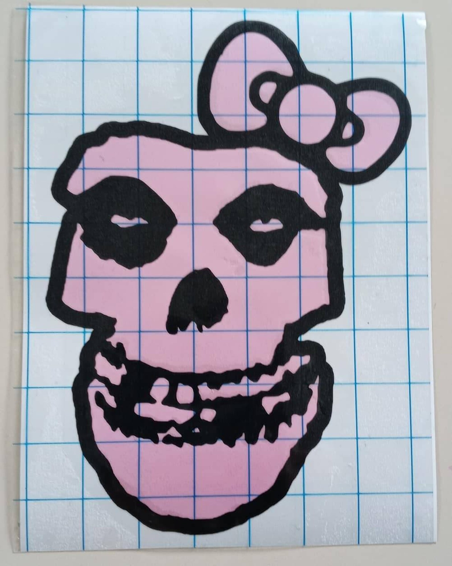 Lady Misfits Sticker Misfits Sticker With a Bow Misfits - Etsy UK