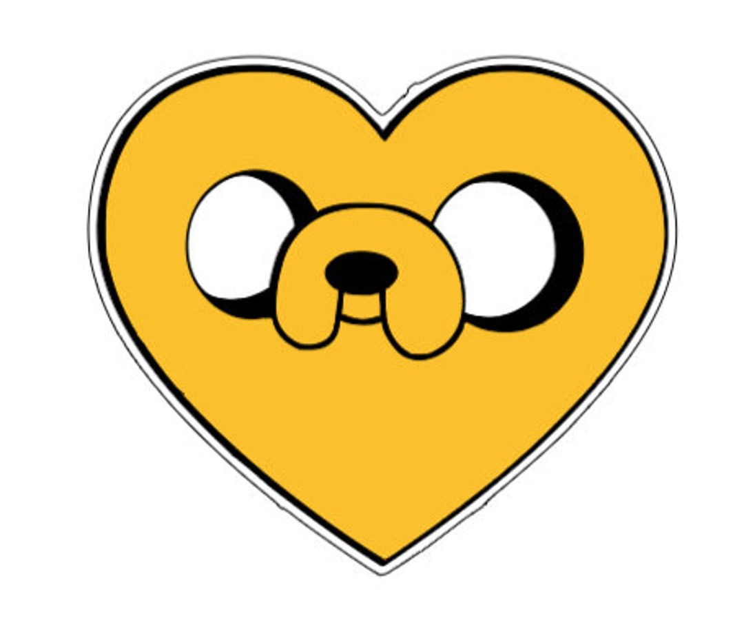 JAKE From Adventure Time Car Decal Adventure Time Sticker - Etsy