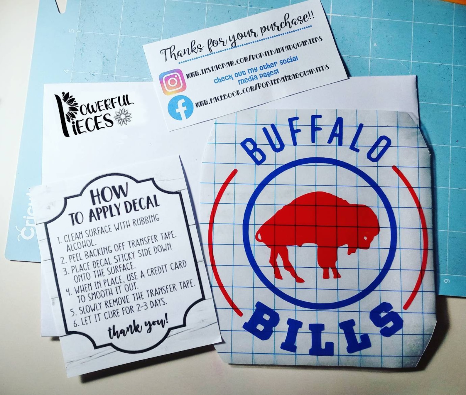 Buffalo Bills Vinyl Sticker Buffalo Bills Let's Go | Etsy