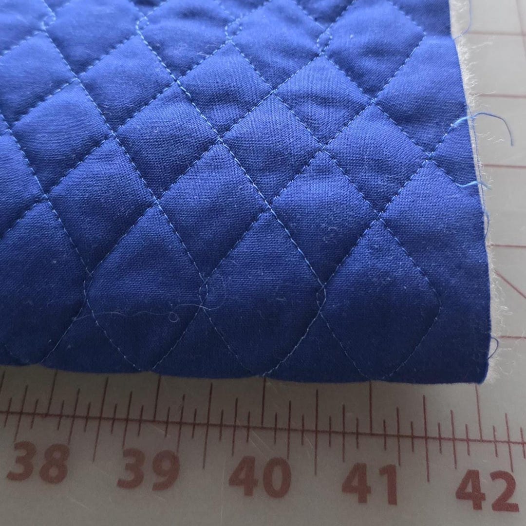 Royal Blue Single-face Quilted Cotton 6 Yards 42" Width for Sewing ...