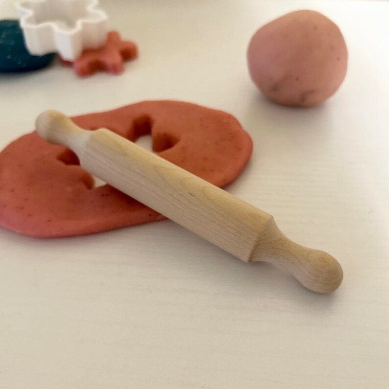 Child Size Wooden Rolling Pin. Play Dough Sensory Play. - Etsy