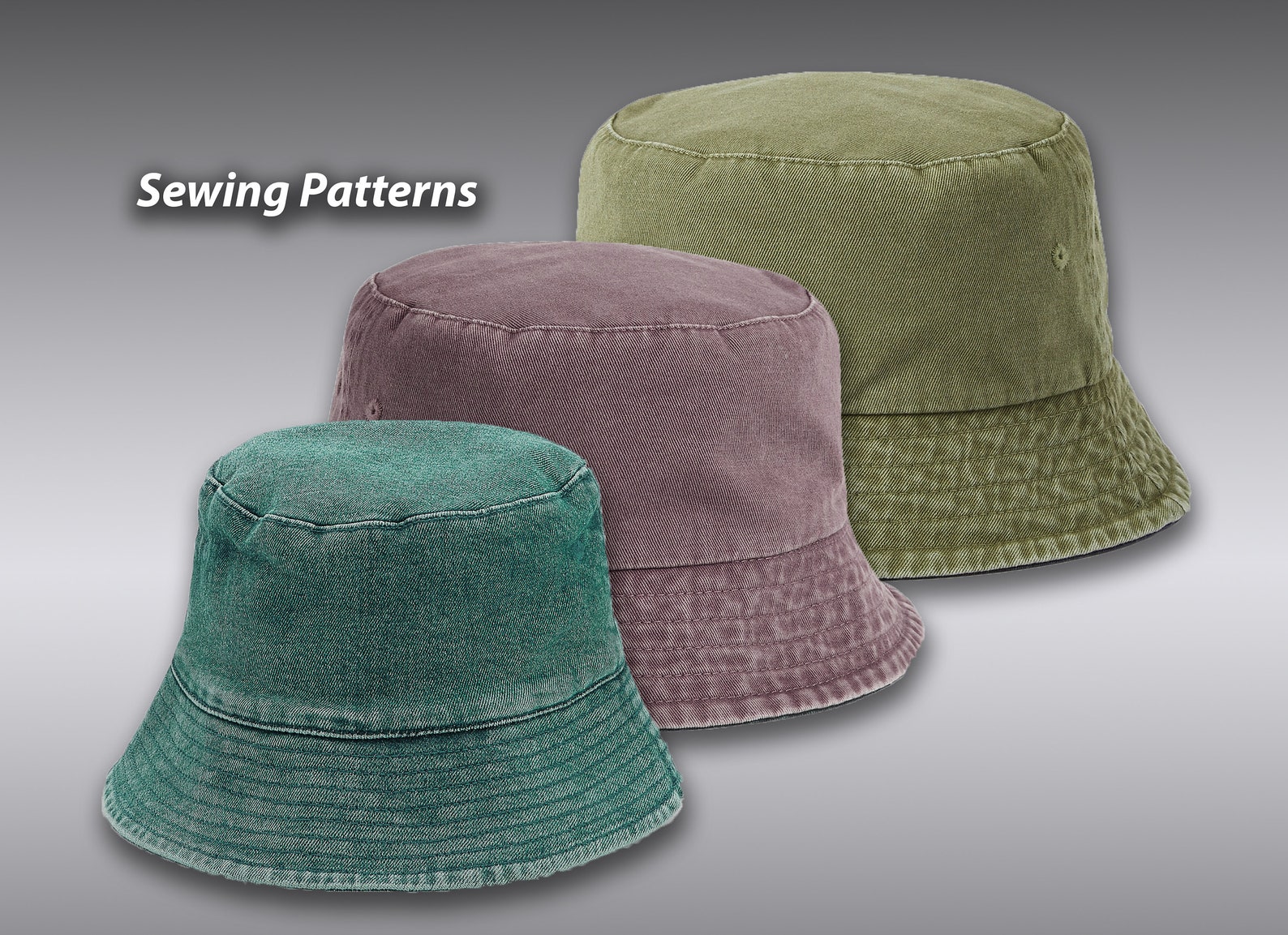 Reversible Bucket Hat Sewing Pattern - All Sizes, in PDF Format - Etsy