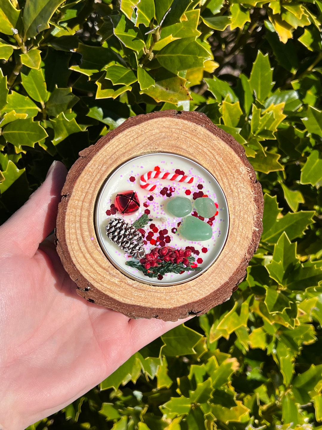 Yule Blessings Log Winter Solstice Candle Christmas Yuletide Witchcraft ...