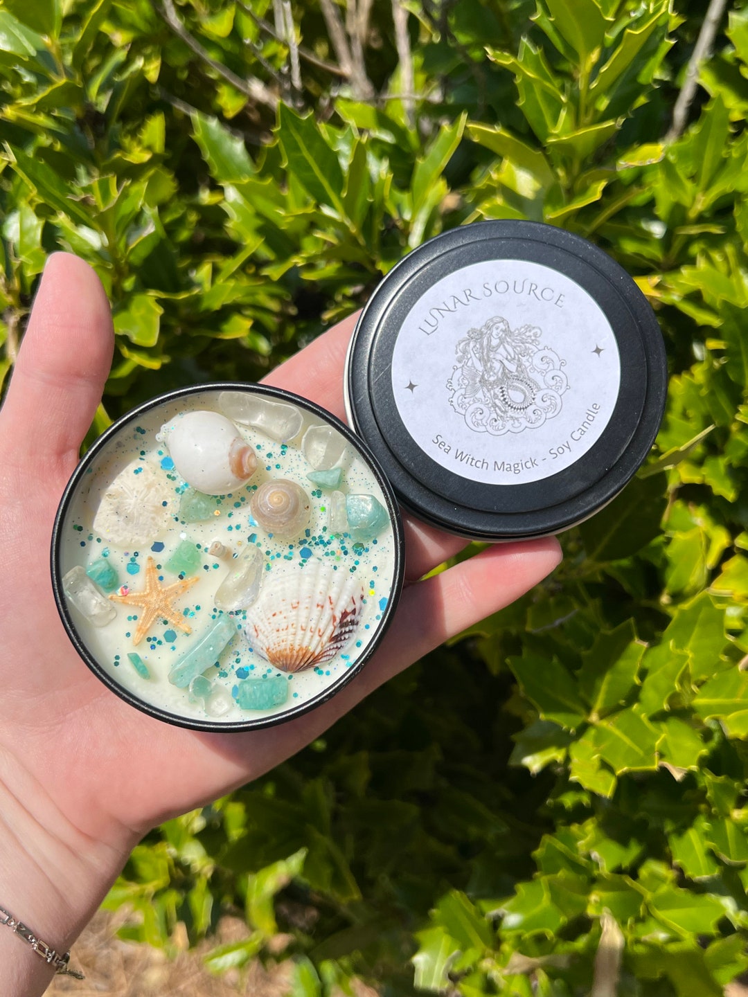 Sea Witch Mermaid Magick Candle | Witchcraft Altar Ritual Spell Ocean ...