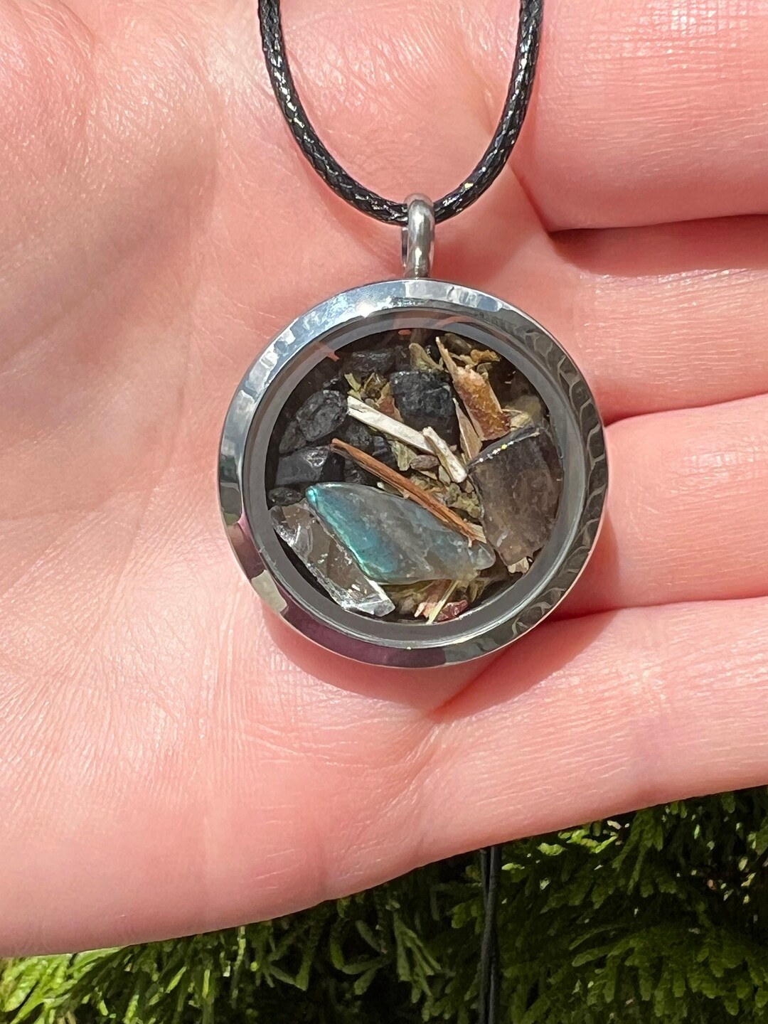 Spiritual Fiery Wall of Protection Necklace Pendant | Pagan Witchcraft ...