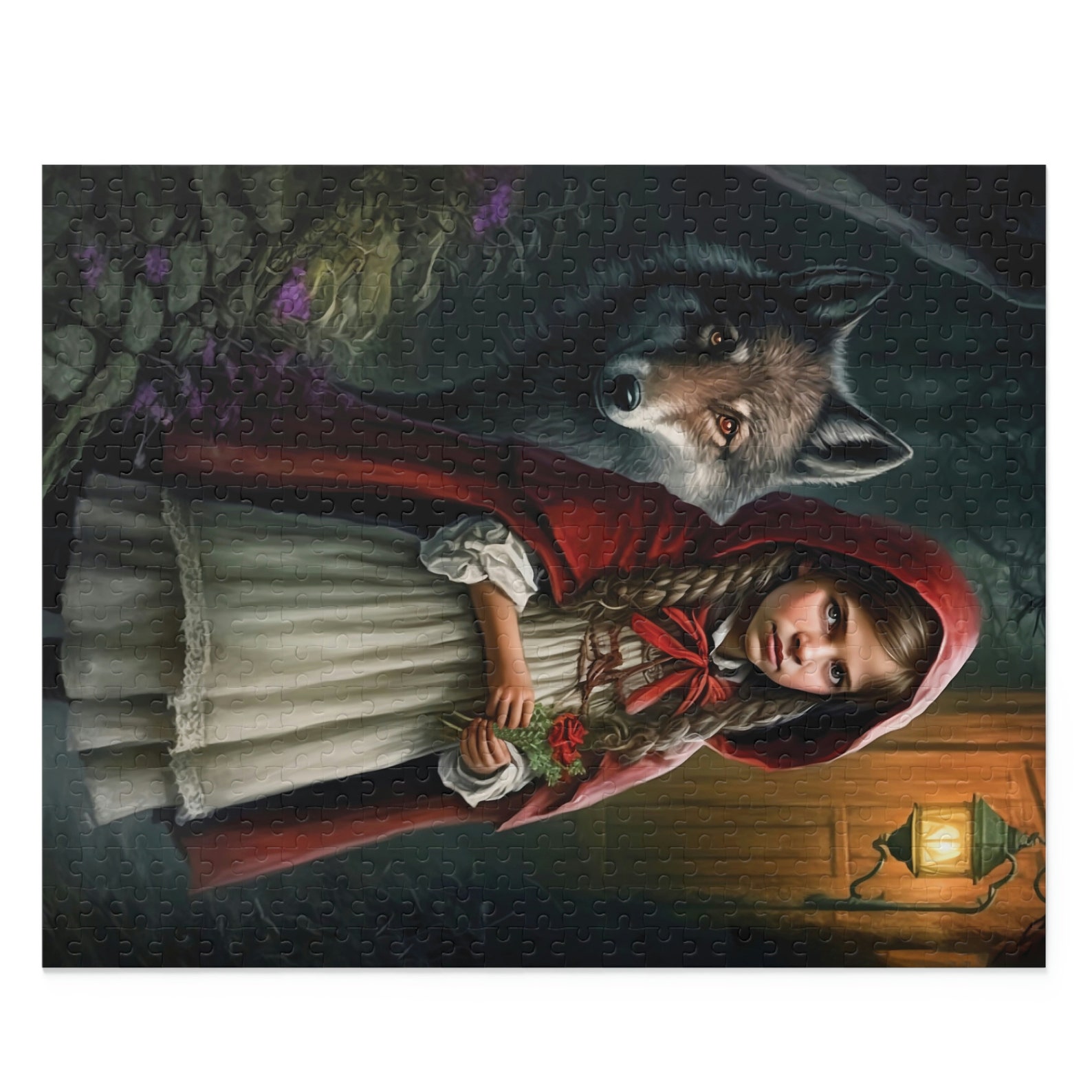 Puzzle: Little Red Riding Hood & the Big Bad Wolf (120, 252, 500-piece ...