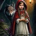 Puzzle: Little Red Riding Hood & the Big Bad Wolf 120, 252, 500-piece ...