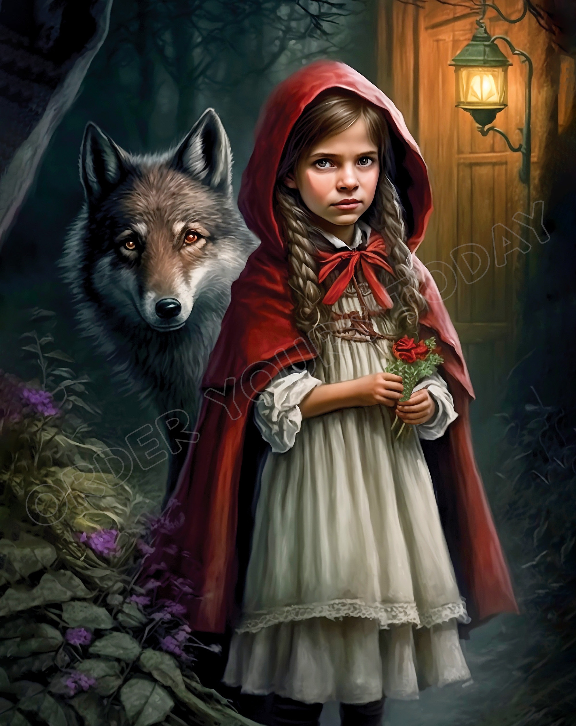 Puzzle: Little Red Riding Hood & the Big Bad Wolf (120, 252, 500-piece ...