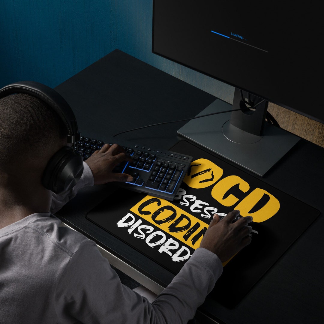 OCD Obsessive Coding Disorder Gaming Mouse Pad Computer - Etsy