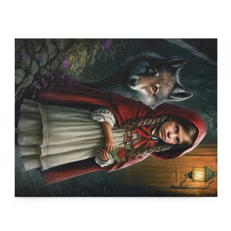 Puzzle: Little Red Riding Hood & the Big Bad Wolf (120, 252, 500-piece ...