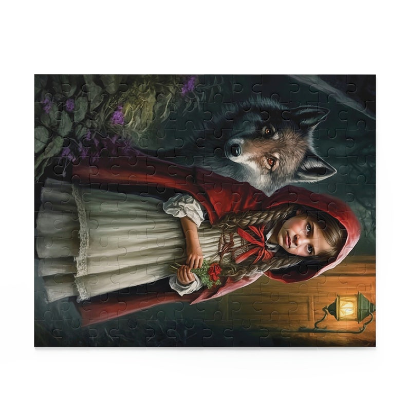 Puzzle: Little Red Riding Hood & the Big Bad Wolf (120, 252, 500-piece ...