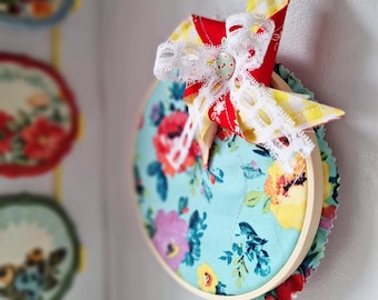 Pioneer Woman Table Topper~pioneer Woman Decor~quilted Mug Mat~handmade ...