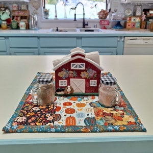 Fall Table Topper Decorvintage Halloween Decorpumpkin Decorhalloween ...