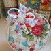 Pioneer Woman Decor~wall Art~vintage Floral~hoop Art~farmhouse Kitchen ...