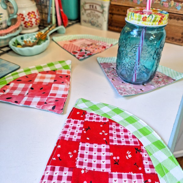 Quilted Mug Rugs - Etsy