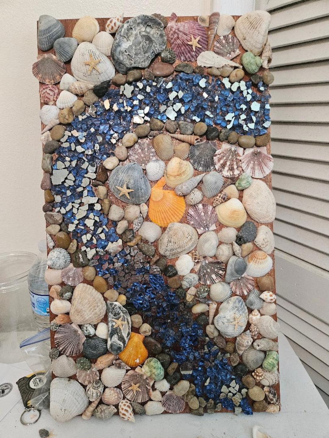 Shell Art, Wall Hanging Handmaid Add to Your Decor - Etsy