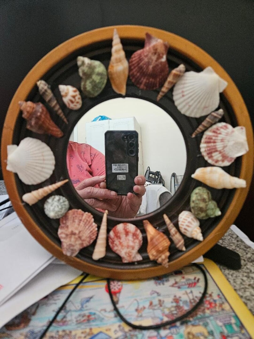 Seashell Mirror, With Seashells From Around the World. - Etsy
