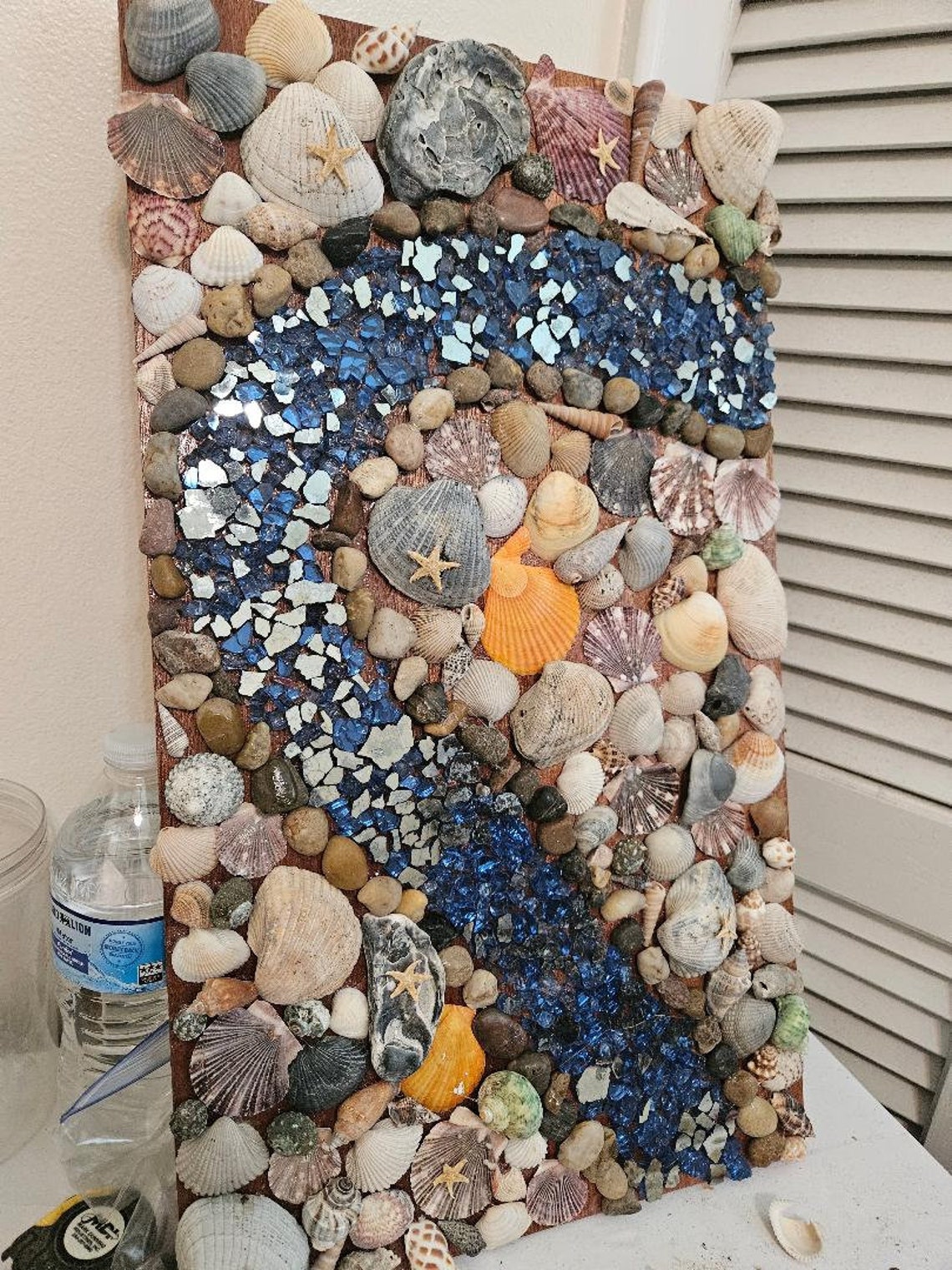 Shell Art, Wall Hanging Handmaid Add to Your Decor - Etsy