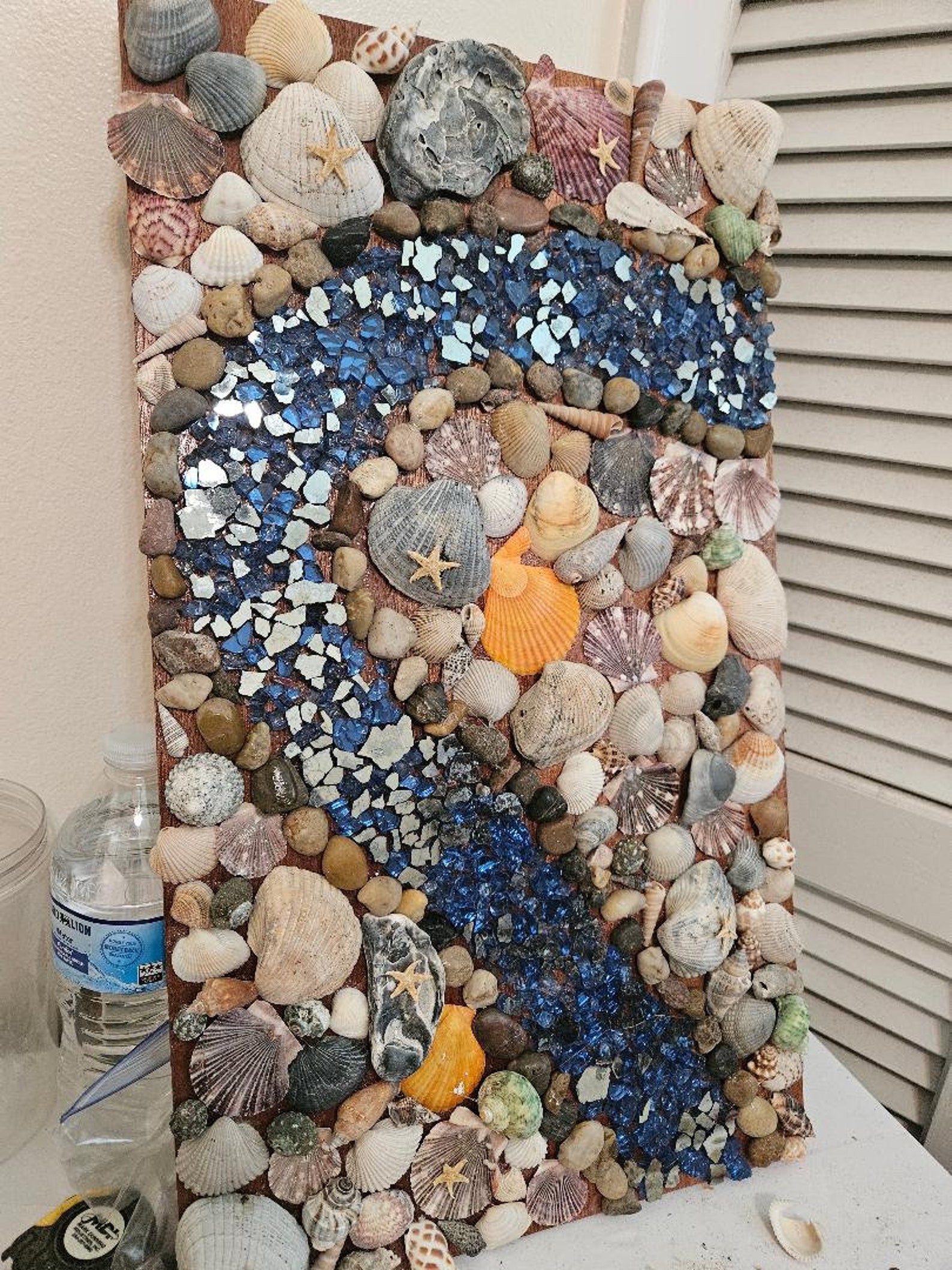 Shell Art, Wall Hanging Handmaid Add to Your Decor - Etsy