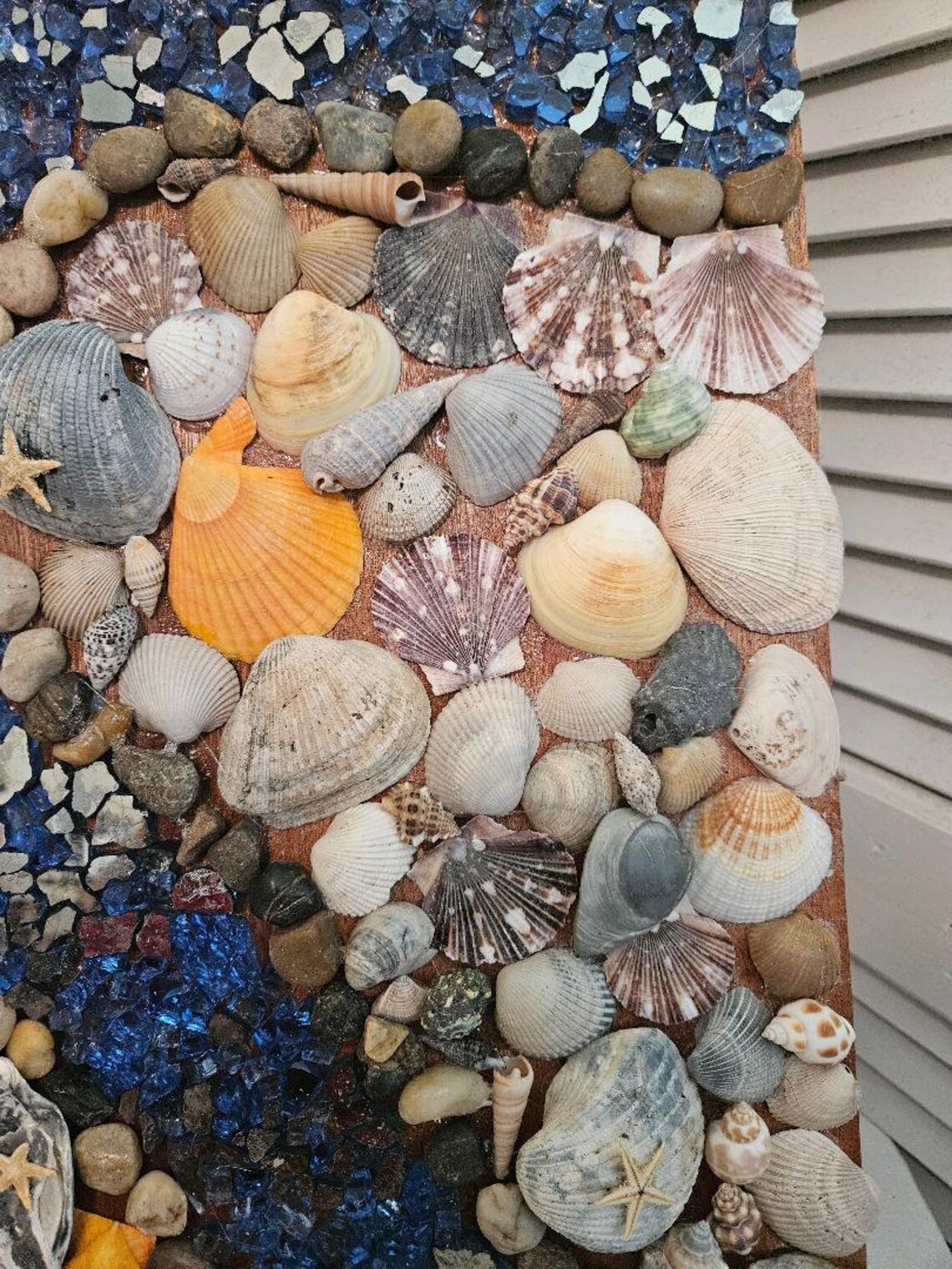 Shell Art, Wall Hanging Handmaid Add to Your Decor - Etsy