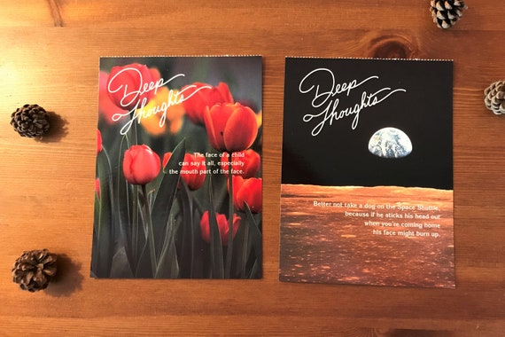 Collectibles Stationery SNL DEEP THOUGHTS by Jack Handey Greeting Cards ...