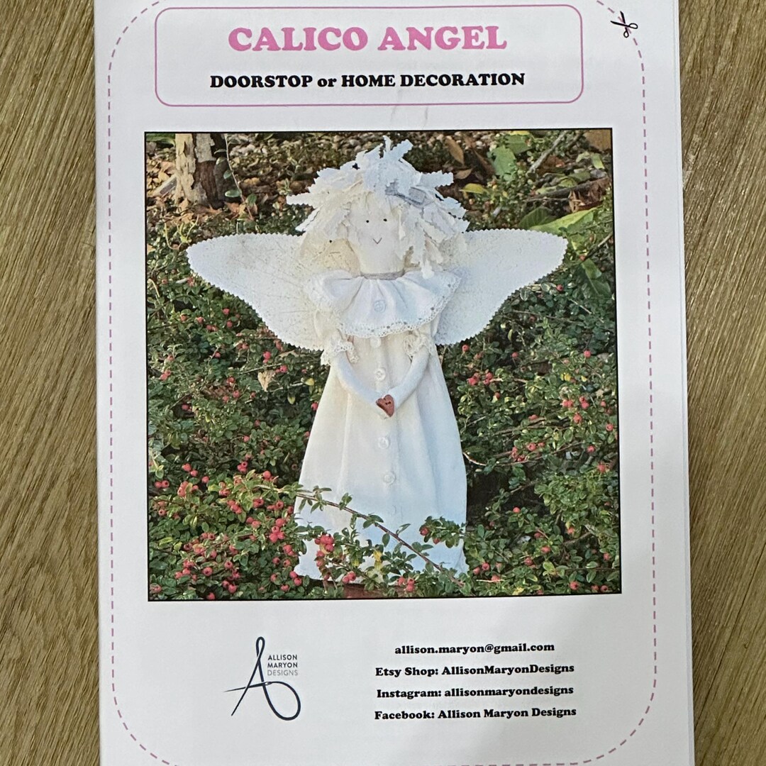Calico Angel Sewing Pattern - Etsy