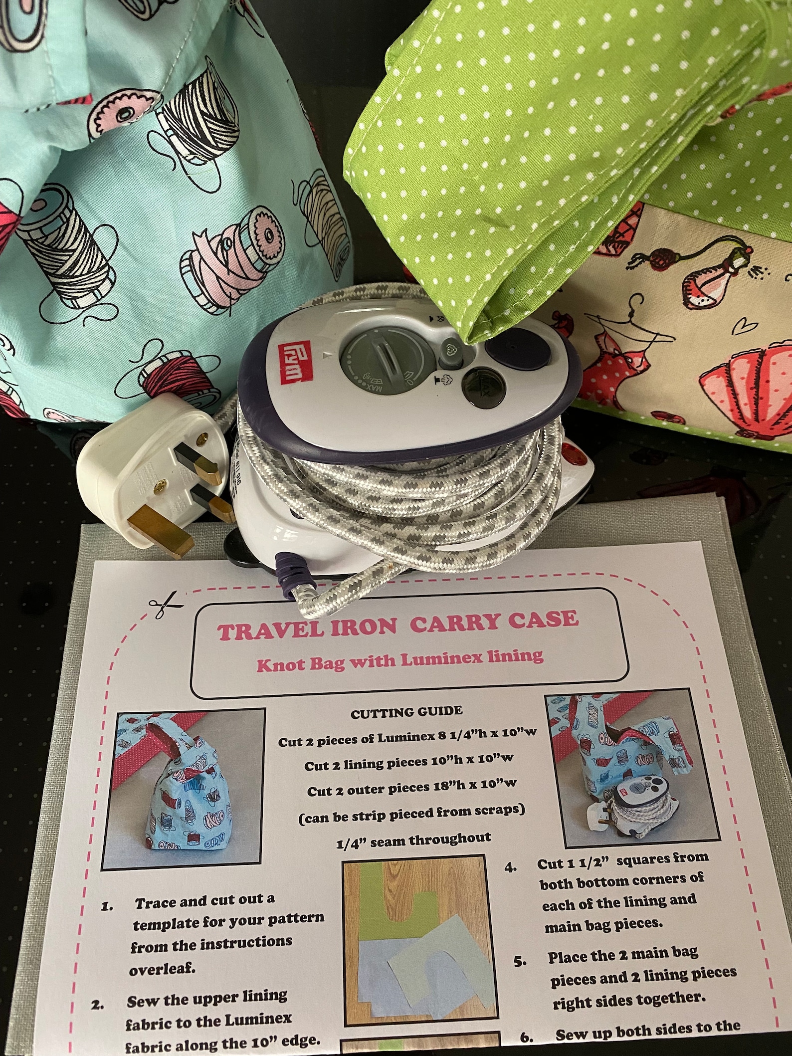 Cut, Piece and Press Sewing Storage/carry Case for Project/tools ...