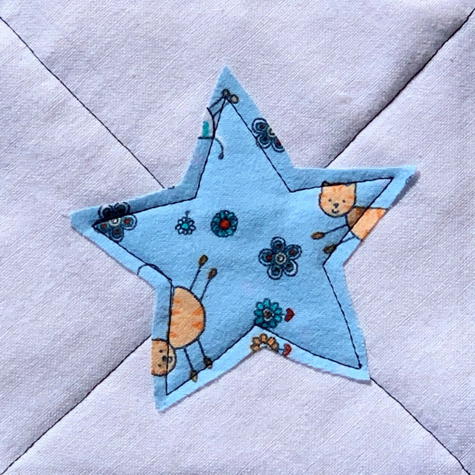 Baby Rag Quilt PDF Sewing Pattern and Templates. QR Code Takes You to a ...