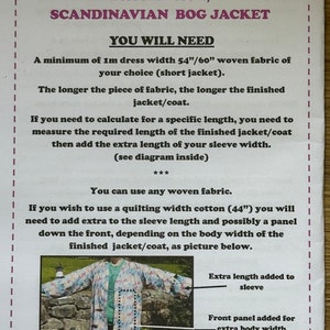 Reimagined Scandinavian, Bronze Age, BOG JACKET Sewing Instructions - Etsy